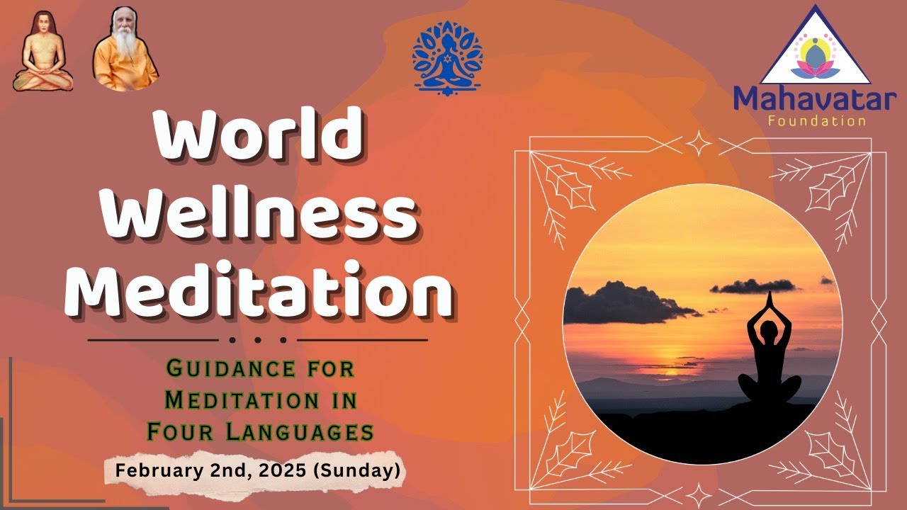 World Wellness Meditation I Guidance for Meditation in Four Languages I ...