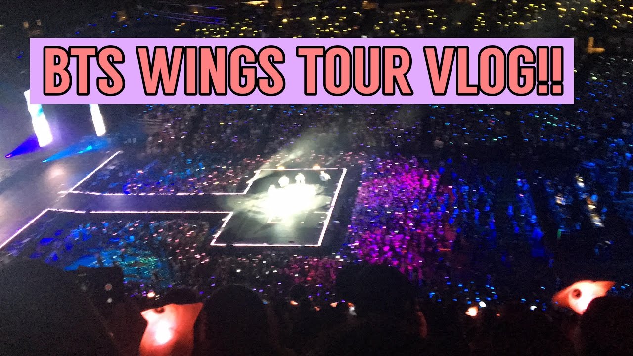 BTS KPOP CONCERT || WINGS TOUR 2017 VLOG!! - YouTube
