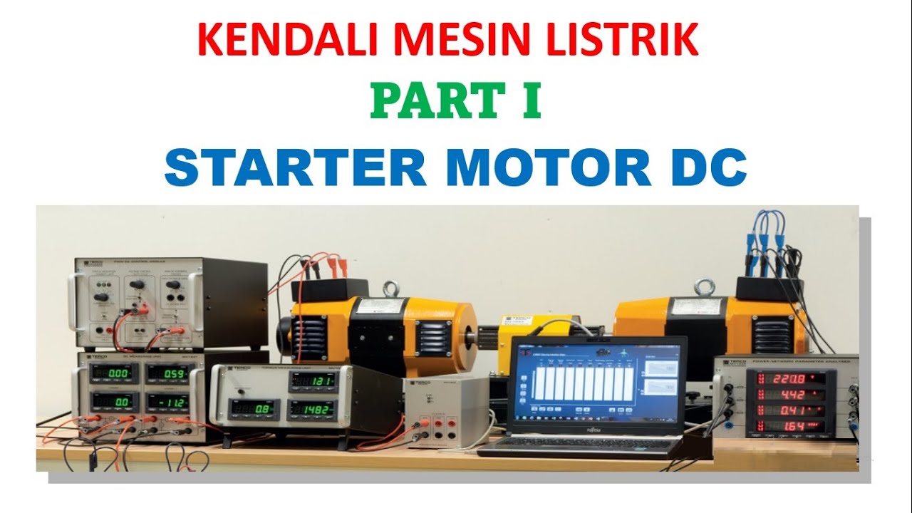 Kendali Mesin Listrik | Pengasutan Arus Start Motor DC |Starter DC ...
