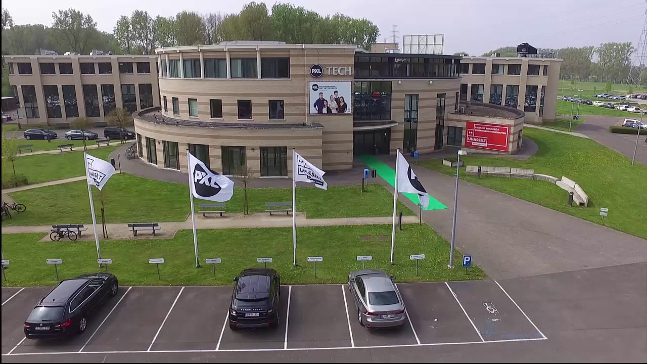 Dronevlucht PXL Tech Infodag 22 april 2017 - YouTube