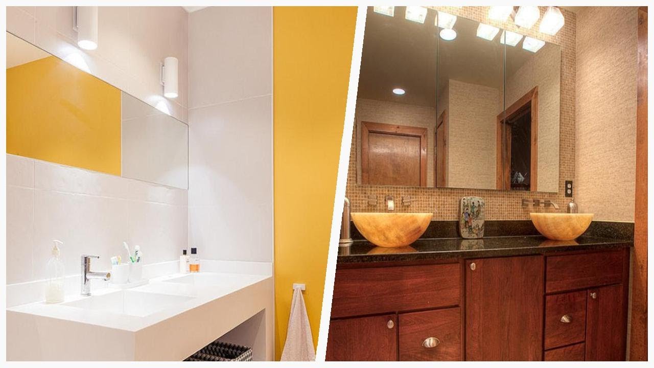 75 Orange Yellow Tile Bathroom Design Ideas You'll Love ☆ - YouTube