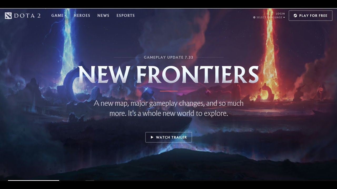 Dota 2 7.33 Update - Full Preview with cinematic trailer - New 7.33 Patch - The New Frontier ...