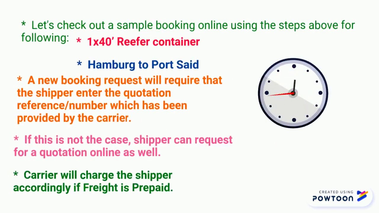 Booking a Container for Export Shipment - YouTube