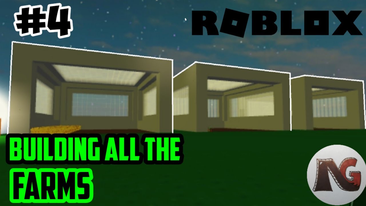 BUILDING OUR HUGE FARMS | ROBLOX ISLANDS. [#4] - YouTube