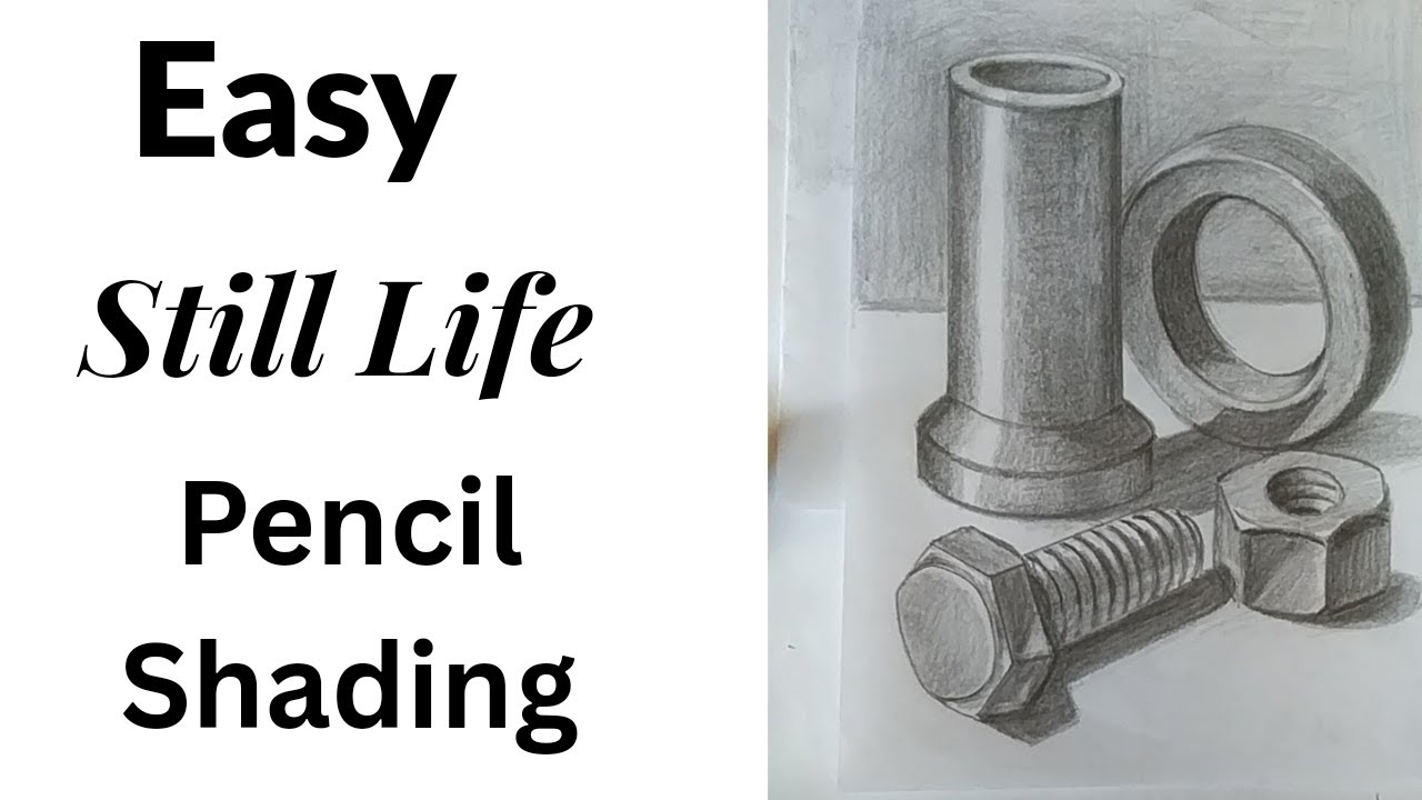 Still Life in Pencil Shading realistic drawing | still life sketch ...