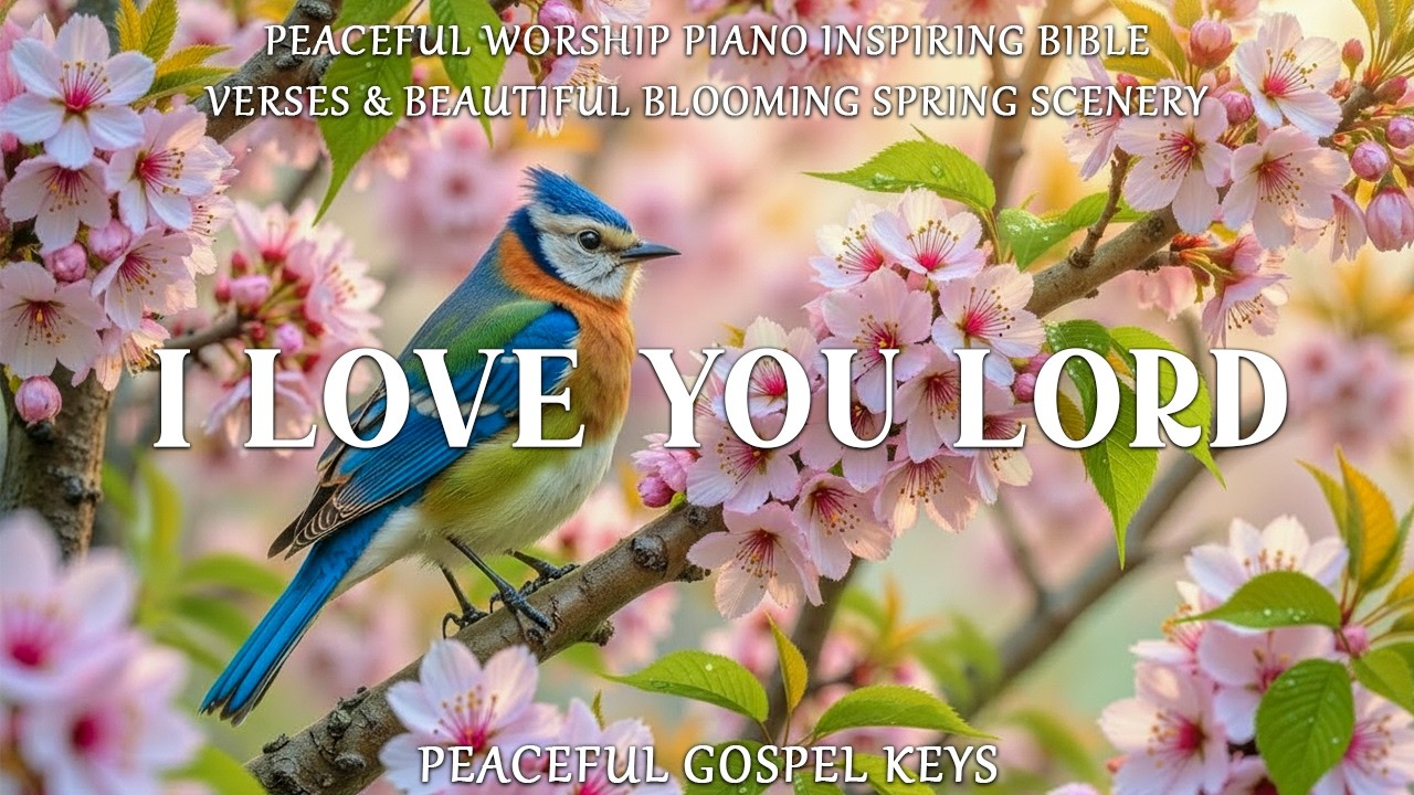 I Love You Lord : Peaceful Spring Worship Piano 🌿 Inspiring Bible ...