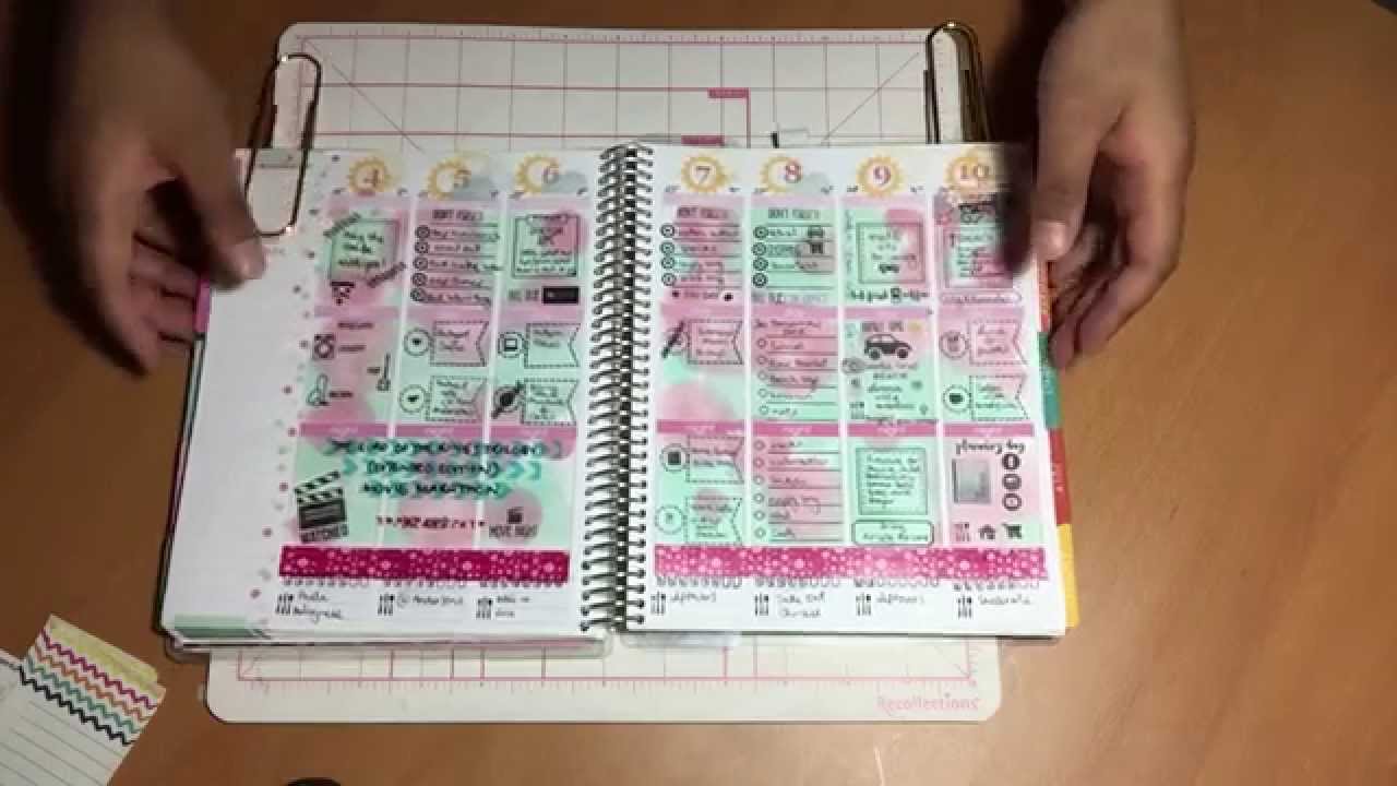 How to create a colored layered background for your Erin Condren LP ...