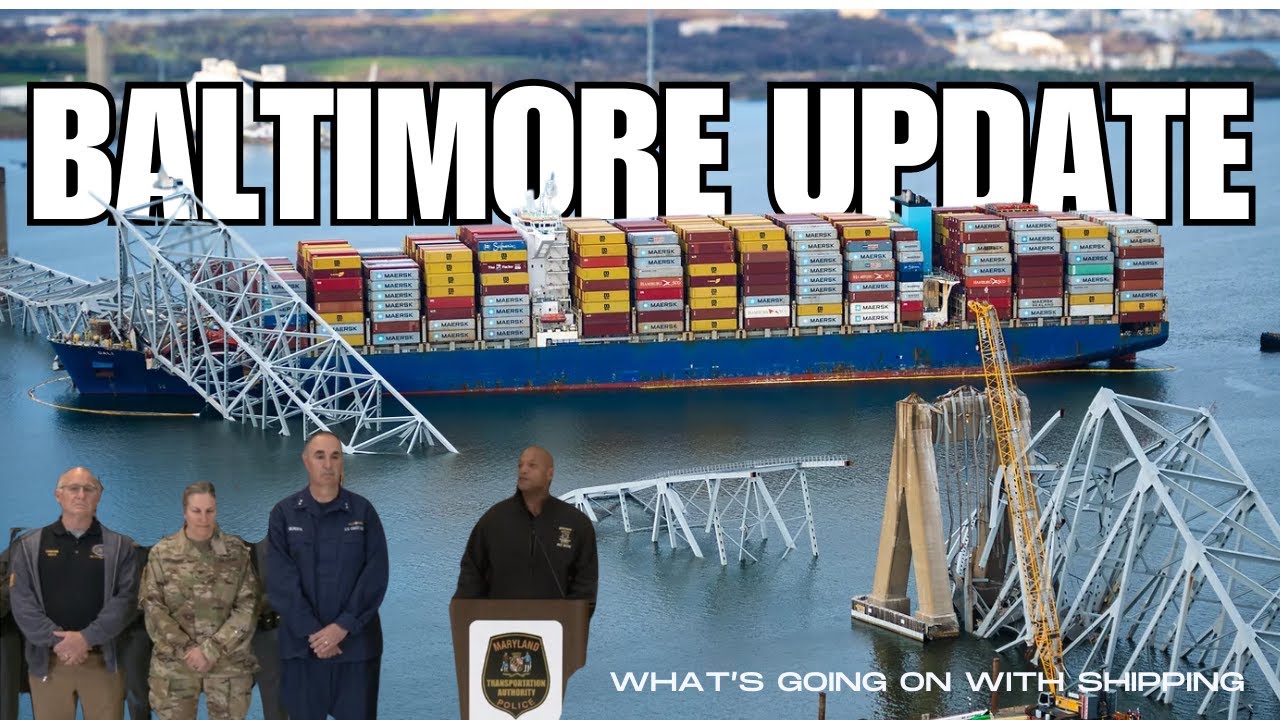 MV Dali, Baltimore and Key Bridge Update | April 4, 2024 - YouTube