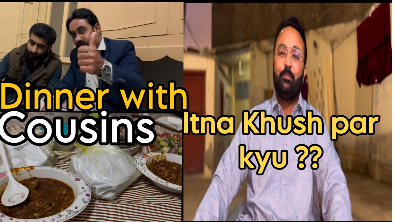 Dinner with cousins at bukhari house - YouTube