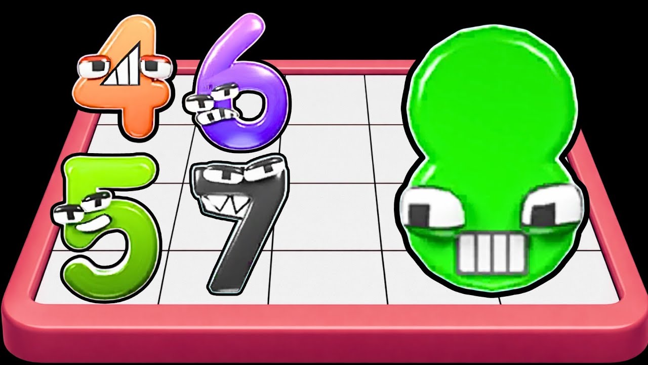 Merge Number Run | Alphabet Lore, Number Lore, Merge Monster Battle ...