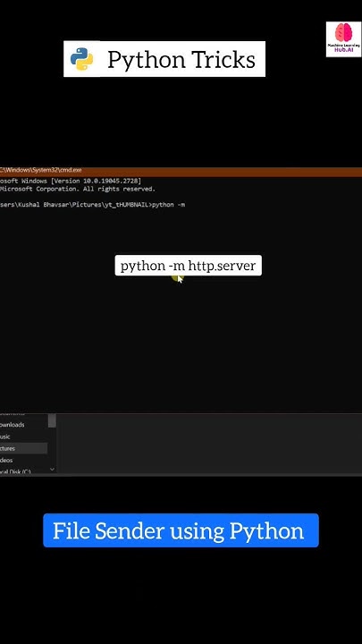 Dont Use File Sharing Apps Use Python Code 😉 Python Pythonprogramming Pythonforbeginners 
