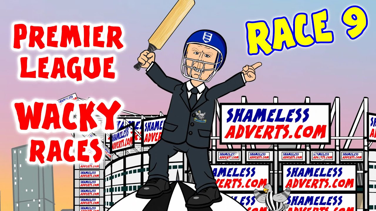 RACE 9 Premier League Wacky Races (Sterling Hattrick Newcastle 6-2 ...