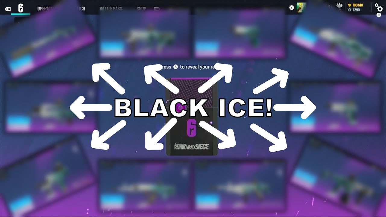 10+ Black Ice Alpha Pack Opening in Tom Clancy's Rainbow Six Siege ...