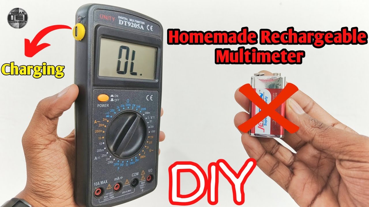 Converter Normal Multimeter into Rechargeable Multimeter ...