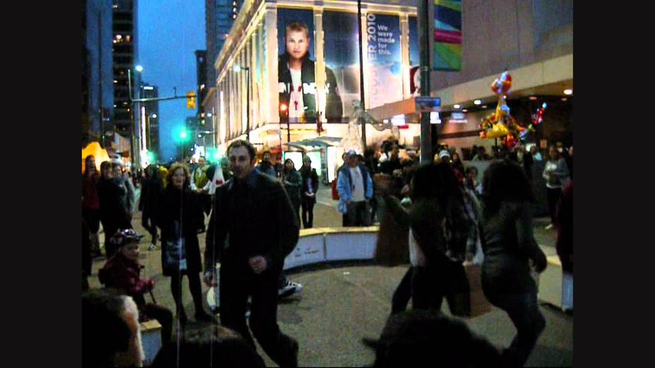 street dancing at Vancouver Olympics 2010 - YouTube
