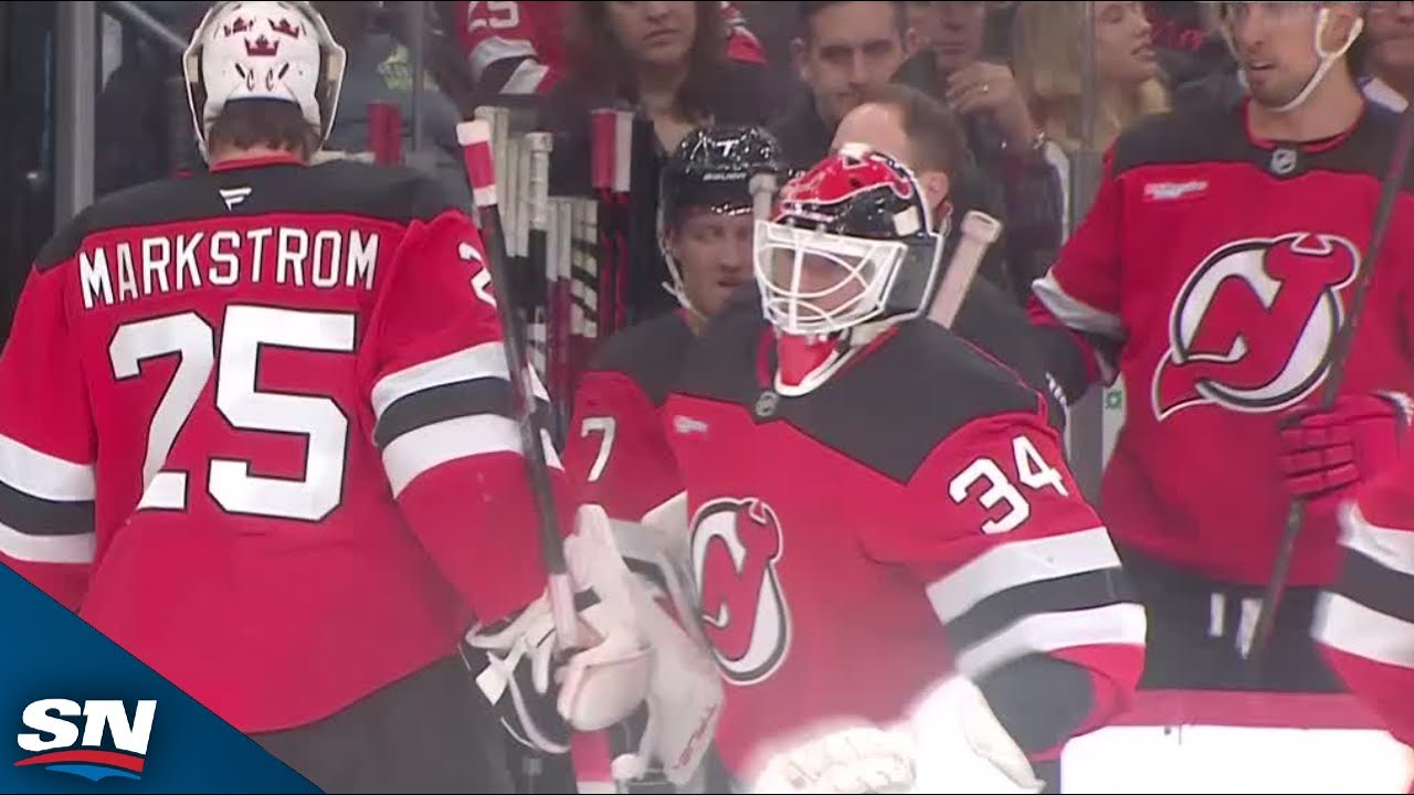 Devils' Markstrom Pulled After Third Goal On Seventh Shot - YouTube