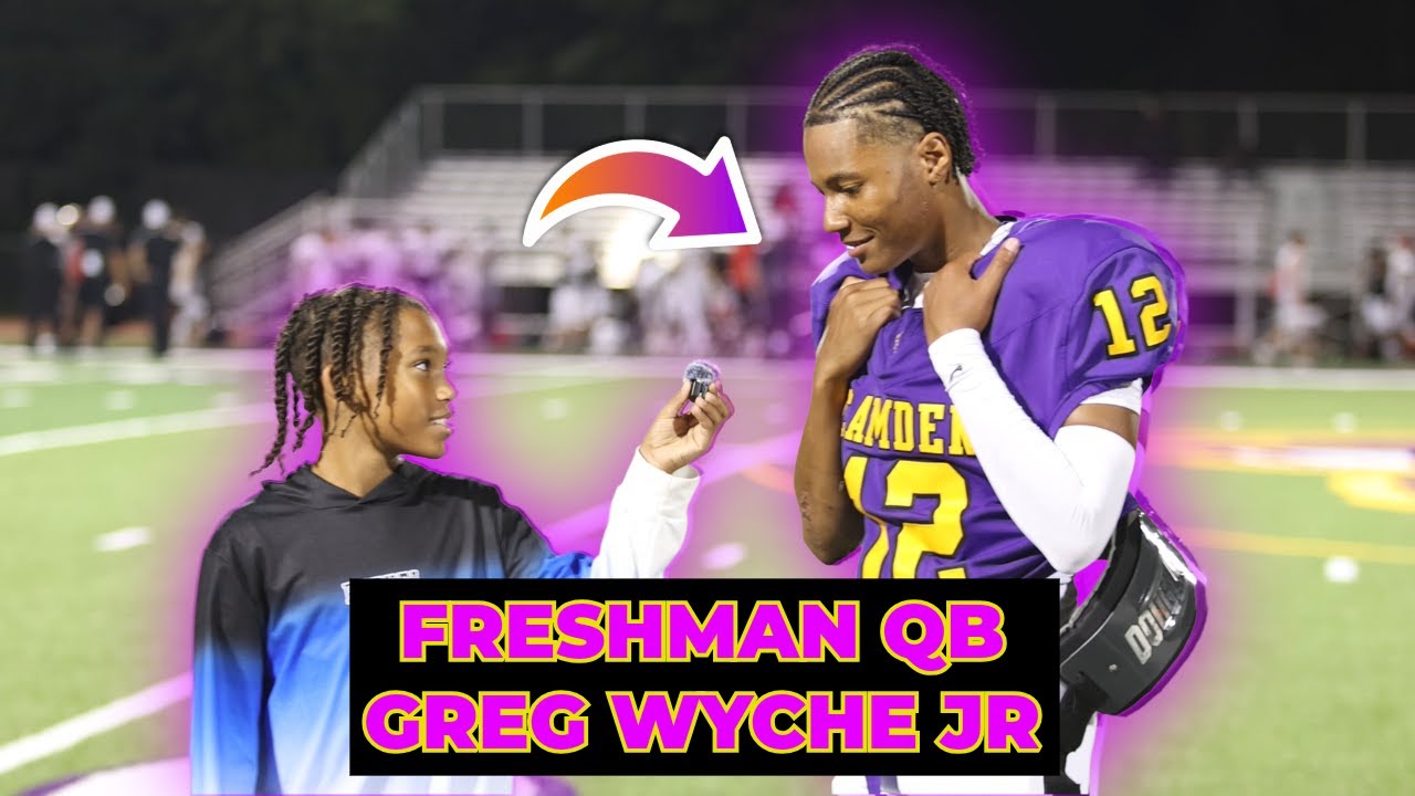 Greg Wyche Jr Camden High Freshman Sensation Post Game Interview - YouTube