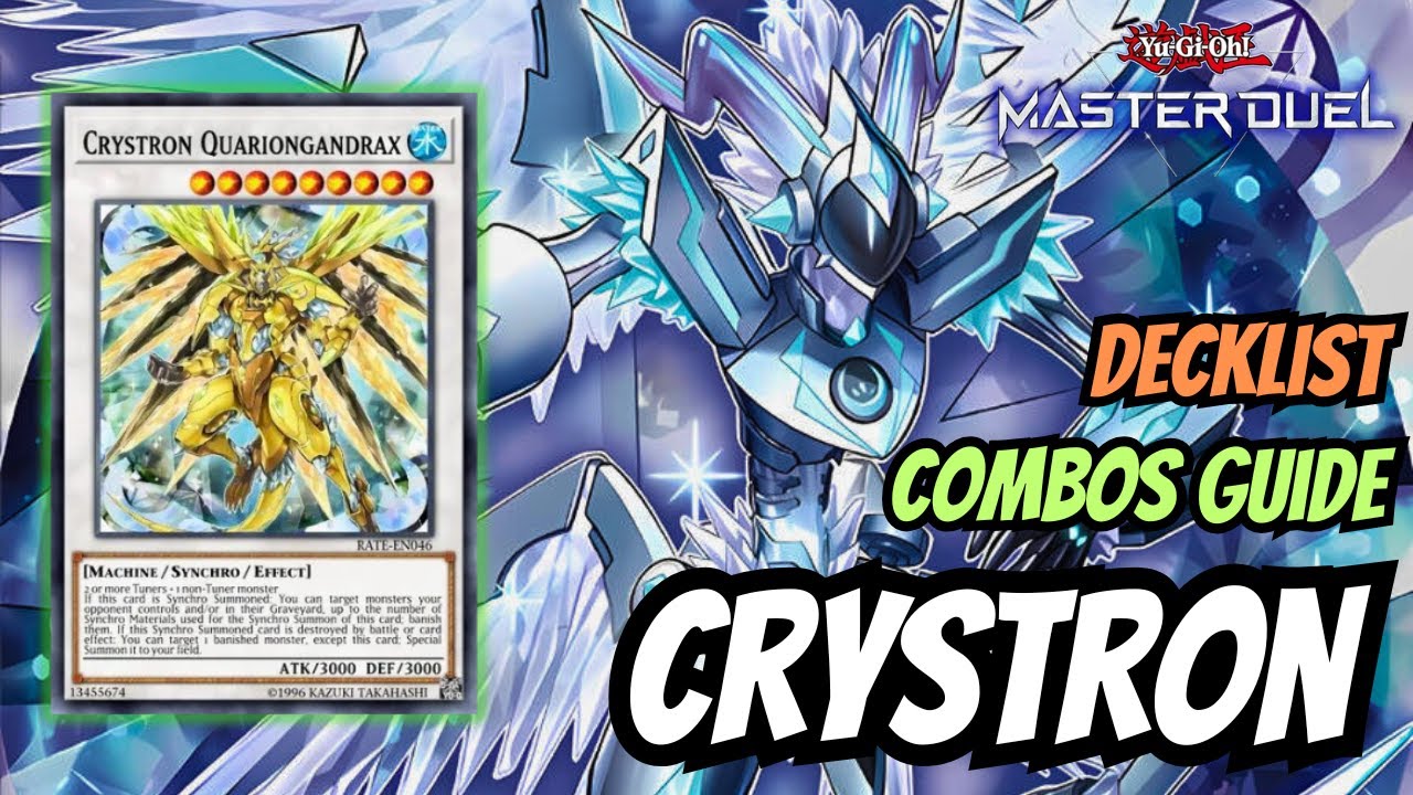 Meta Potential Crystron New Support - Full Combo Guide & Decklist! - YouTube