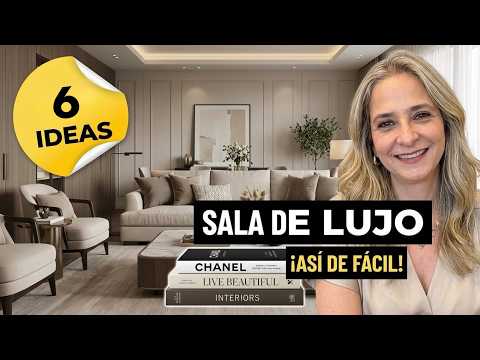 Haz tu sala LUJOSA con estos tips FÁCILES y rápidos