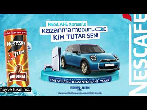 Yeni Mini Cooper 5 Kapı Kazanma Şansı NESCAFÉ Xpress Kutularında! 🚙
