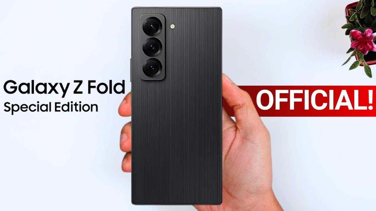 Samsung Galaxy Z Fold 6 Ultra - OFFICIAL LOOK!! - YouTube