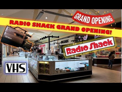 RETAIL MALL NEWS Radio Shack Kiosk GRAND OPENING Northwoods Mall North ...