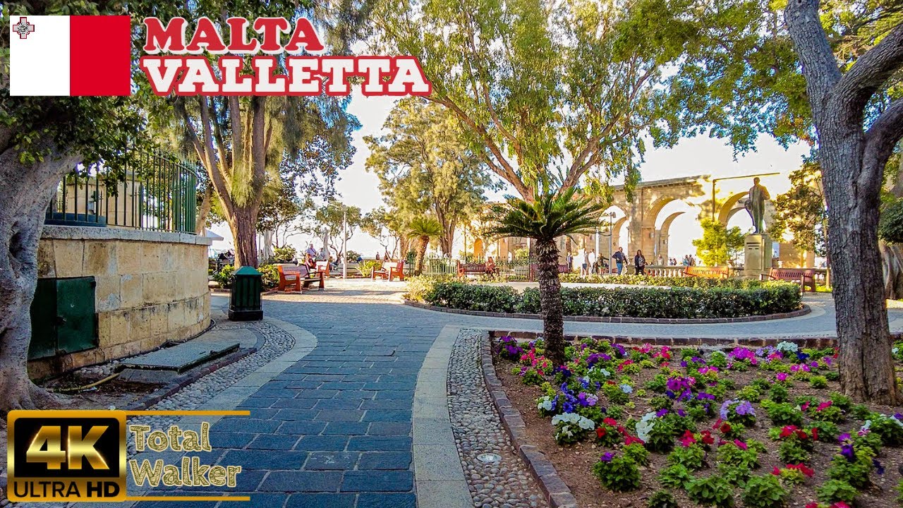 Valletta Unseen: A Scenic 4K Walk through Malta's UNESCO World Heritage ...