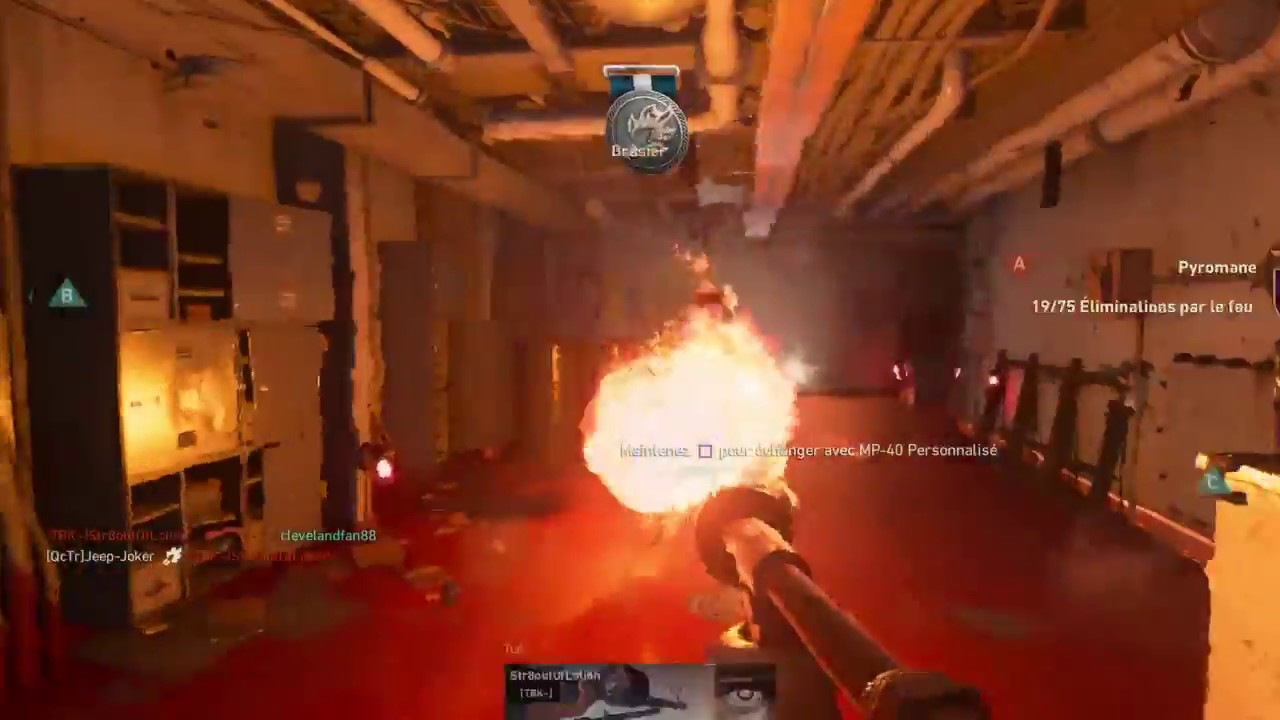 Call of Duty®: WWII 7 kills flamethrower - lance-flammes - like a boss ...