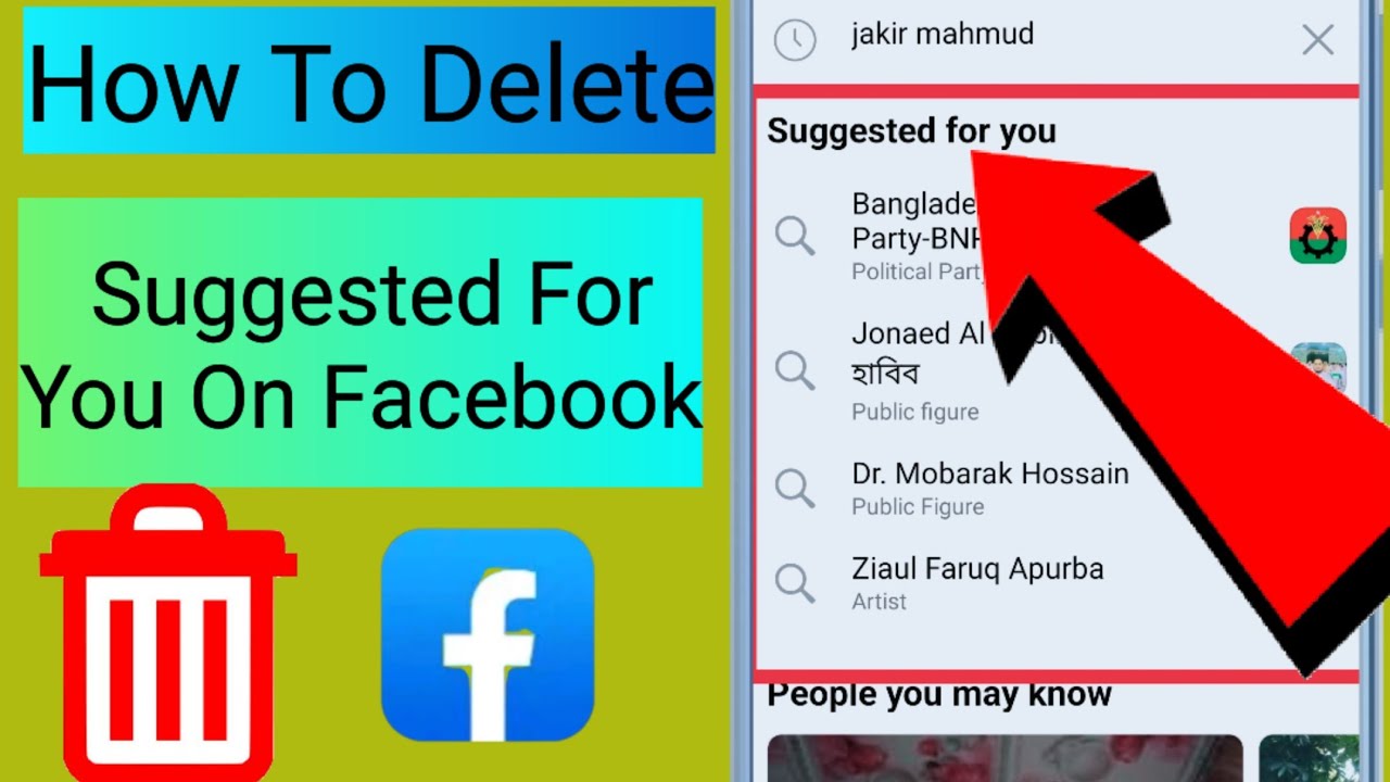 How To Delete Suggested For You OnFacebook | How To Remove Suggested ...