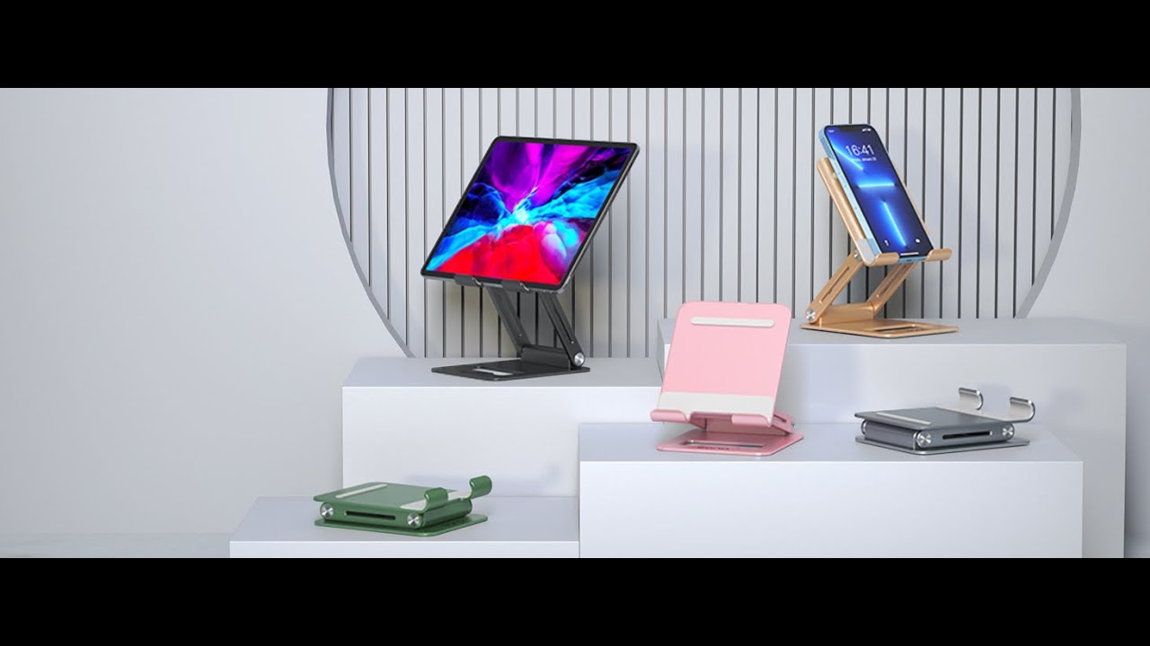 2023 Amazon Brand - Eono Adjustable and Foldable Tablet Stand - YouTube