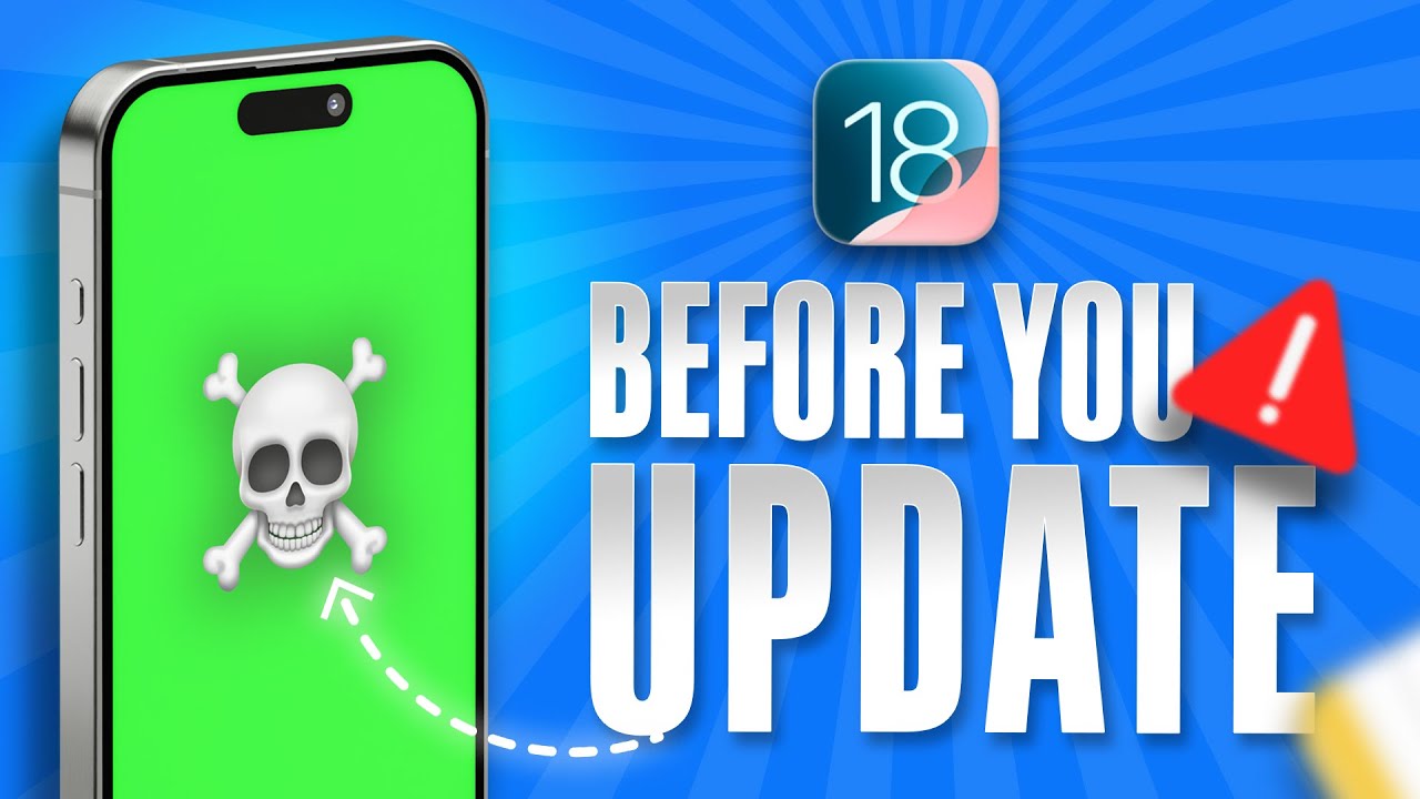 Stable iOS 18 - Watch this Before The Update! | ☠️ Green Screen Issue ...