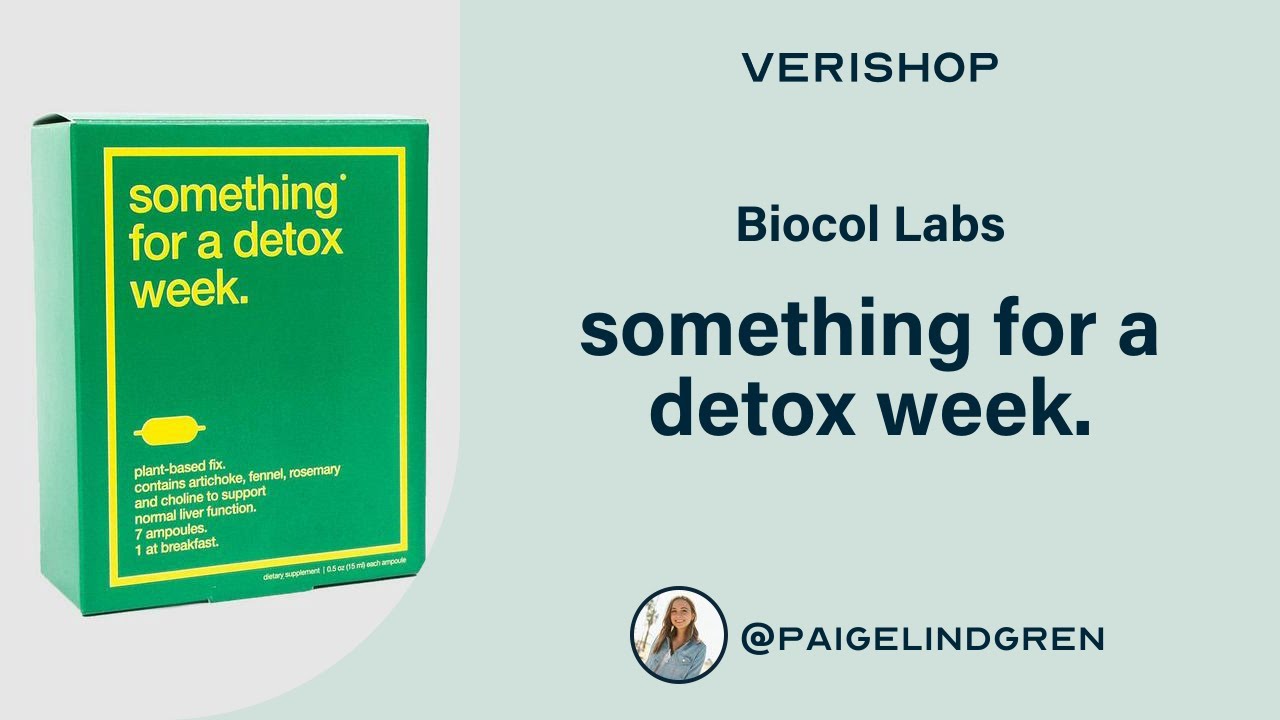 Biocol Labs something for a detox week. Review - YouTube