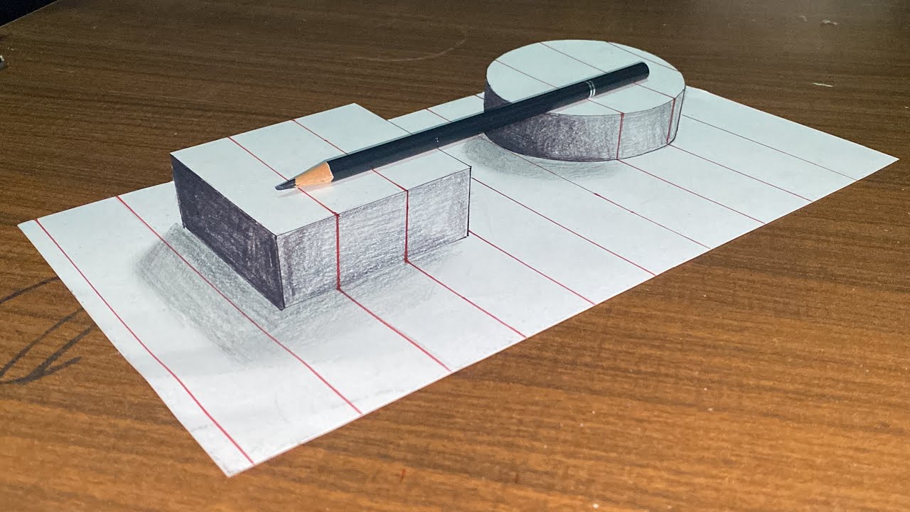 Very easy 3D drawing for beginners. - YouTube