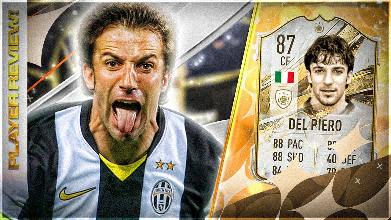 ICON 87 RATED ALESSANDRO DEL PIERO PLAYER REVIEW - FIFA 23 ULTIMATE ...