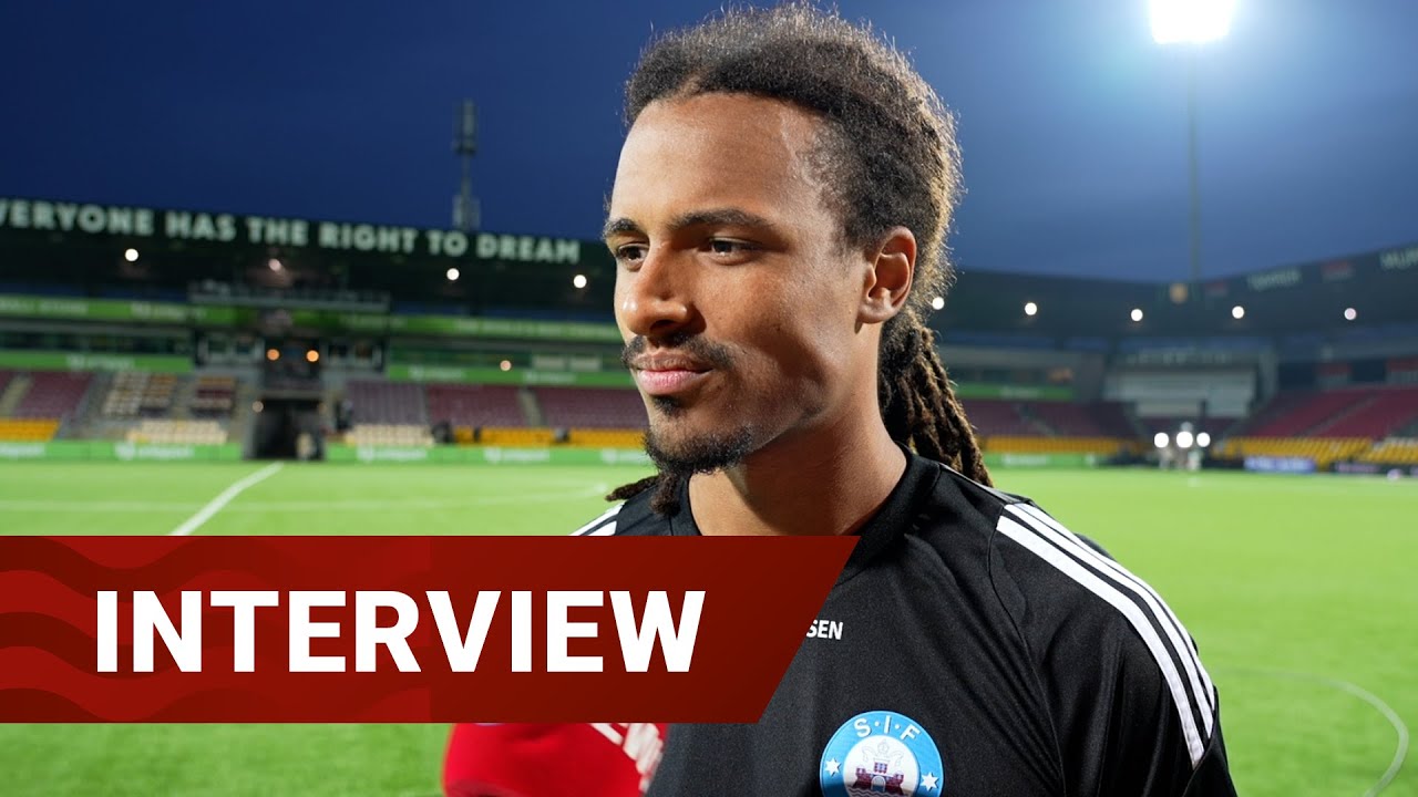 Østrøm: Tilfreds med at få point med fra Farum - YouTube