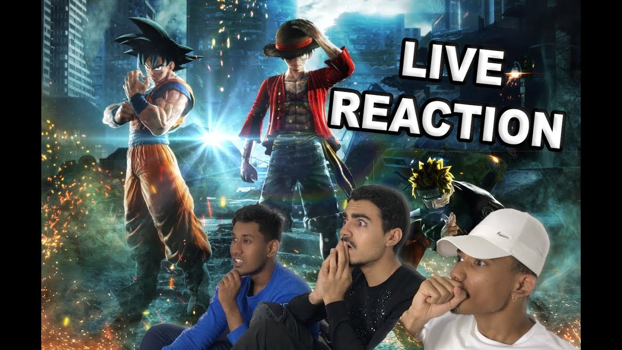 TRAILER JUMP FORCE - LIVE REACTION FR - YouTube