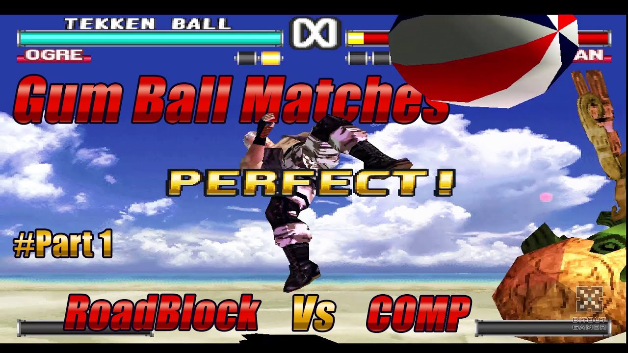 Gum Ball Matches | TEKKEN 3 (鉄拳3) | RoadBlock vs COM Part 1 in 1080P 60 ...
