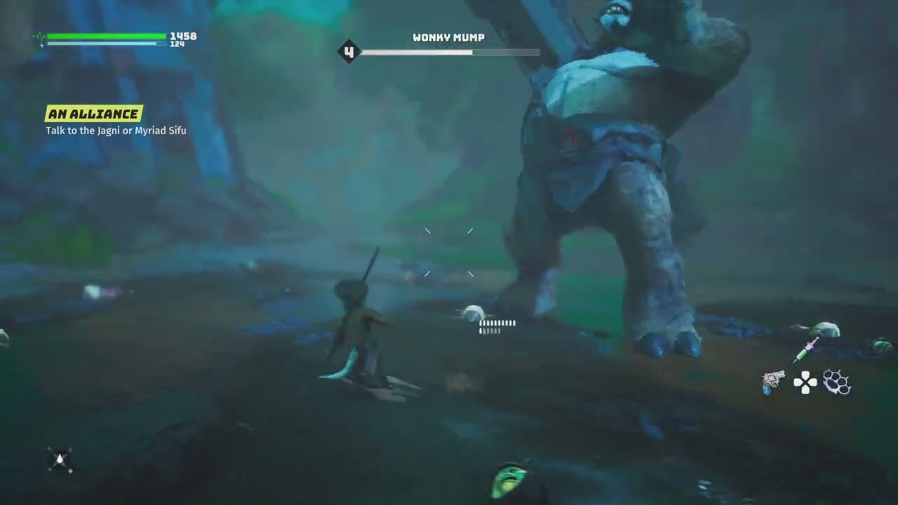 Biomutant Wonky Mump Extreme Mode Boss fight - YouTube