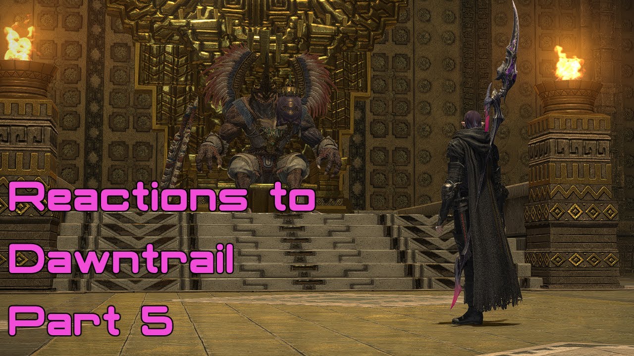 FFXIV Dawntrail Reactions Part 5: A Father First - YouTube