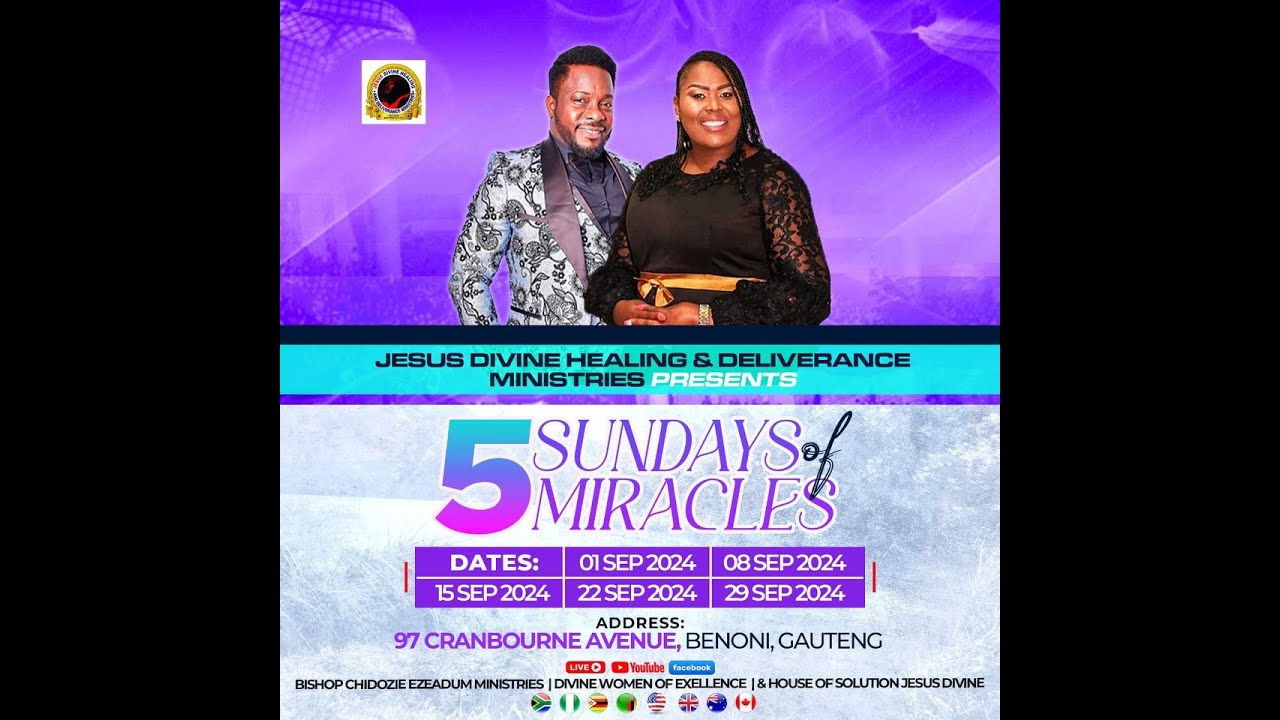 WELCOME TO DAY 2 OF OUR SUNDAY MIRACLE SERVICE 8/09/24 - YouTube