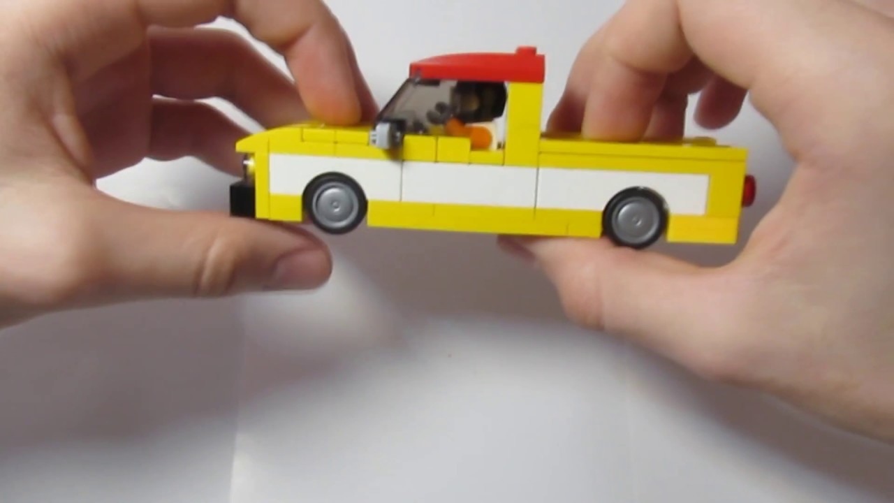 Сборка пляжного пикапа из LEGO! КС№3///LEGO 4-wide MOC: Pickup truck ...