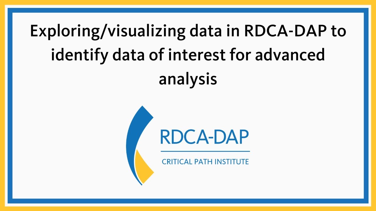 RDCA-DAP: Exploring/visualizing data in RDCA-DAP to identify data of ...