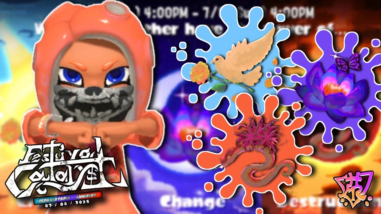 Splatoon 3 Festival Catalyst! | Creation vs. Change vs. Destruction ...