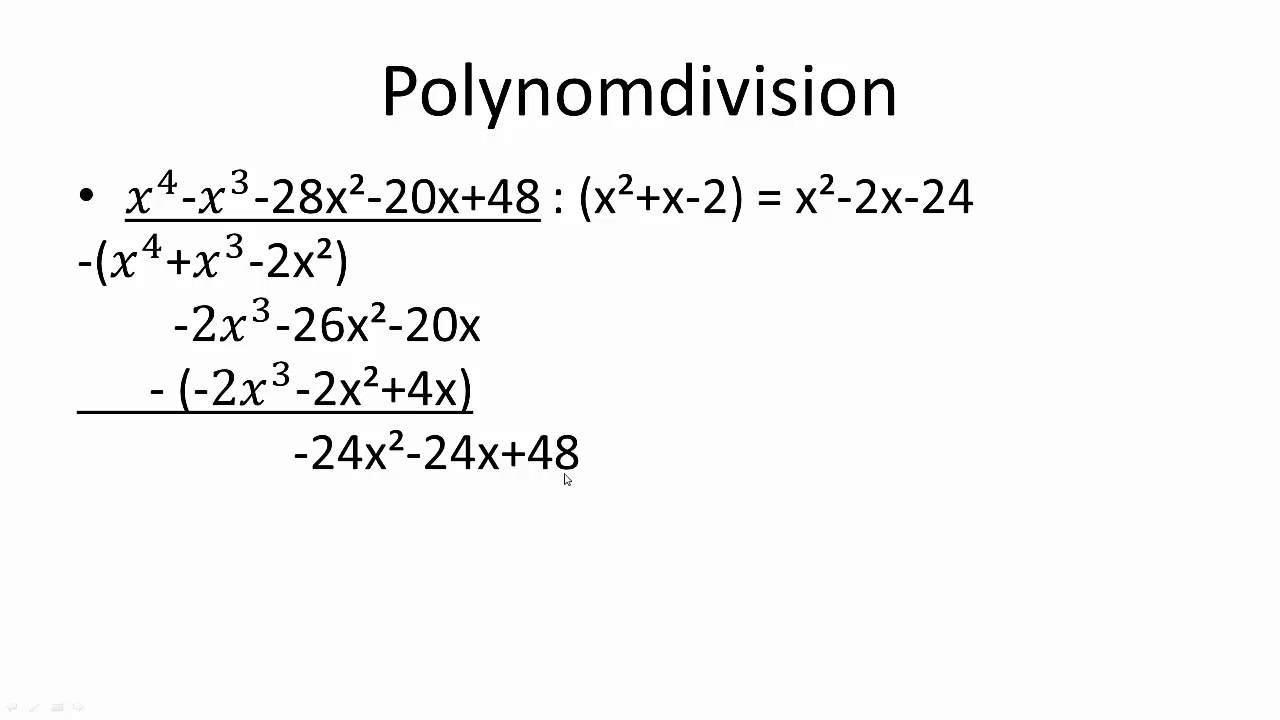 PQ-Formel und Polynomdivision - Tutorial - YouTube