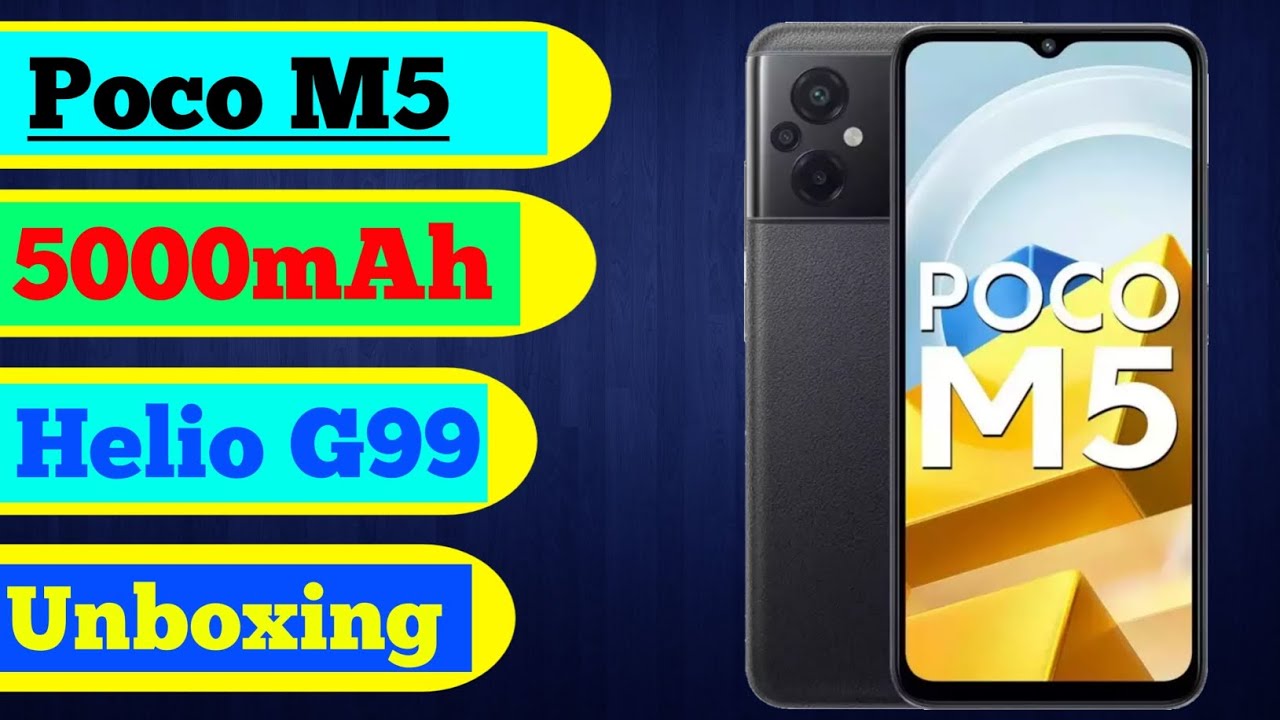 Poco M5 | Unboxing & Review | 5000mAh & 128GB - YouTube