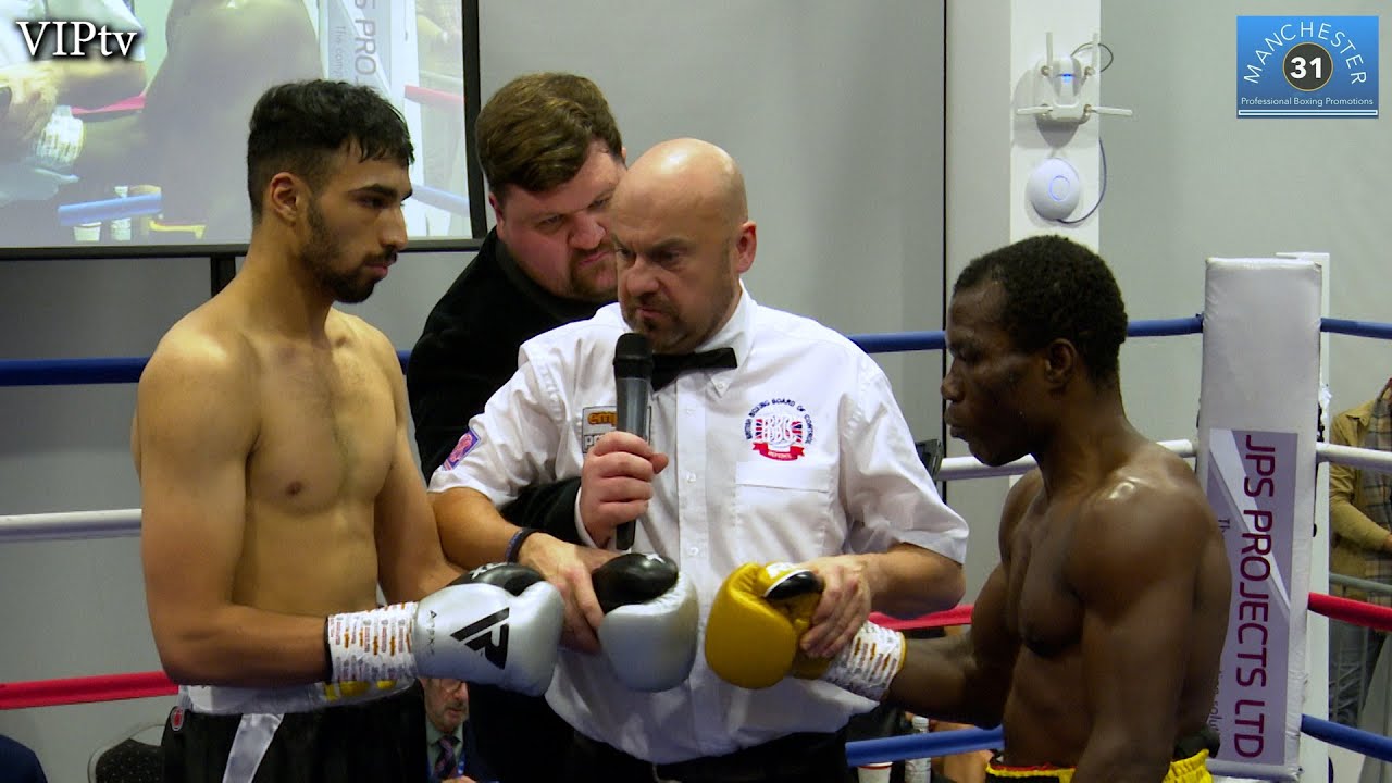 Ibrahim Nadim v Raymond Commey at AJ Bell Stadium on the VIP/M31 show ...