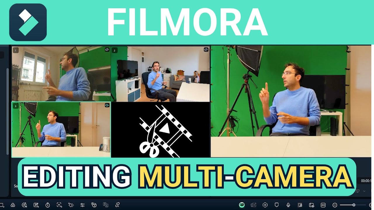Video Editing Multi Camera in Filmora (Tutorial ITA) - YouTube