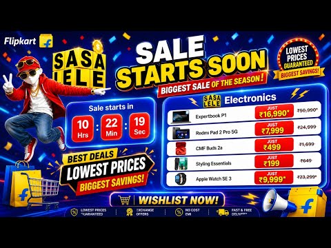 Flipkart Sale 2026 🔥 Lowest Prices Ever | Electronics Deals Starting ₹199 |  Hidden Deals Revealed