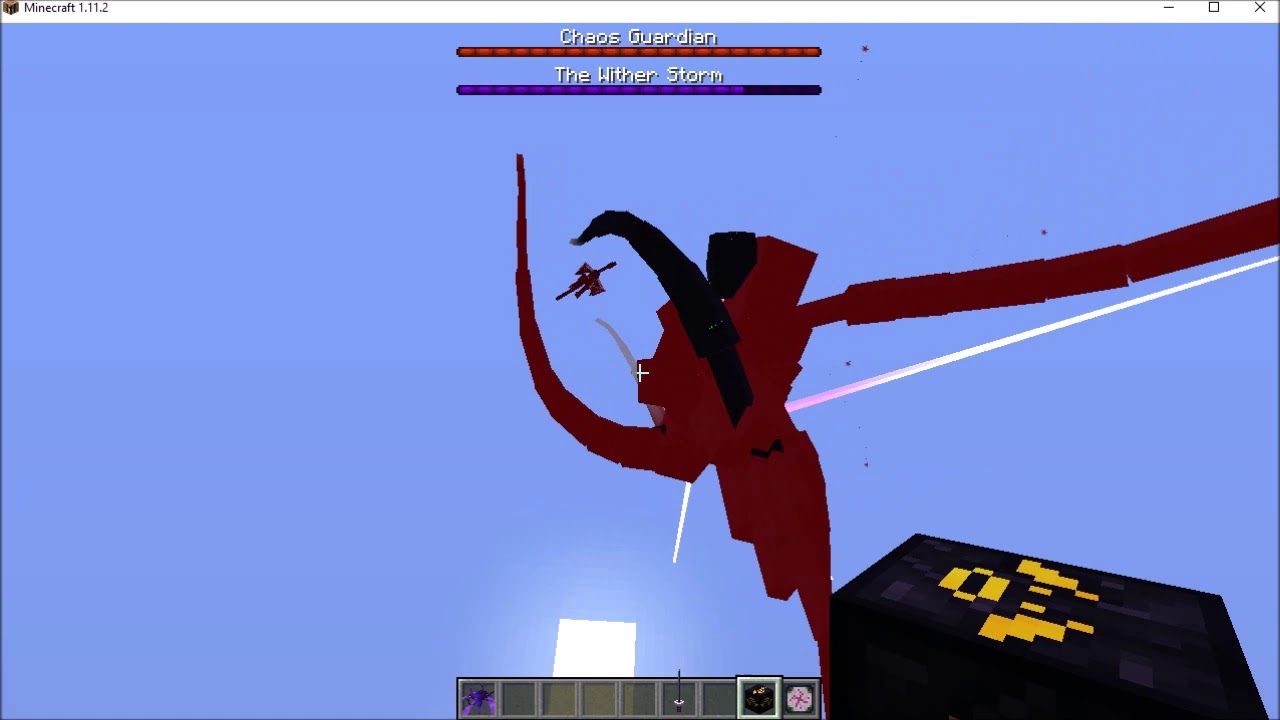 Minecraft Mob Battles: Chaos Guardians versus Wither Storms - YouTube