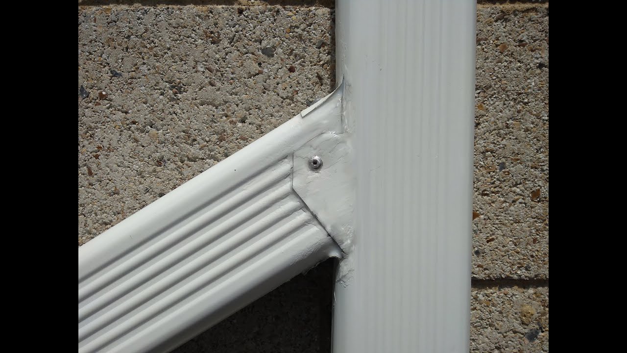 Downspout Y for Rain Barrel - YouTube